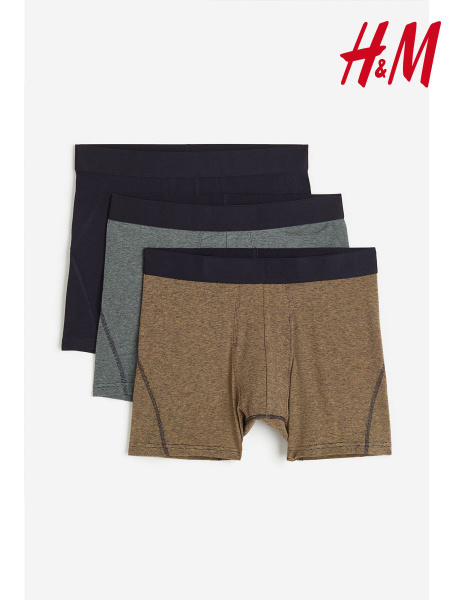 Комплект трусов H&M, 3 шт - купить с доставкой по выгодным ценам в интернет-магазине OZON ...