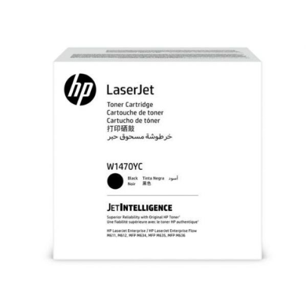 Расходник для печати HP W1470YC, Черный (black), для лазерного принтера ...