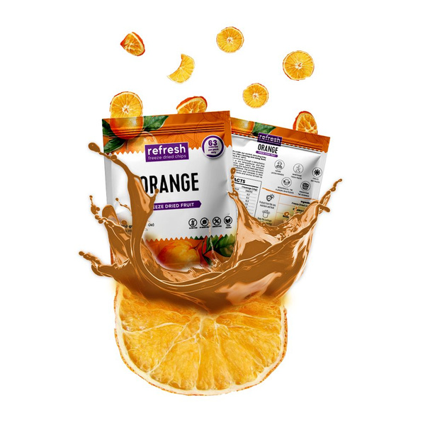 Refresh Chips Freeze Dried Orange - Сублимированные фруктовые чипсы 20г ...