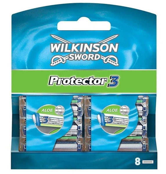 Сменные кассеты Wilkinson Sword Protector 3, 8 шт купить на OZON по ...
