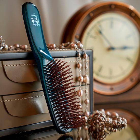 MAJESTIC Расческа для жестких и густых волос Scalp Brush Green - купить ...