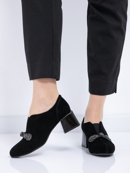 Туфли Женский Ascalini Замша натуральная, размер 38 Стандартный средний (до 9 см) 9 Россия Без ...