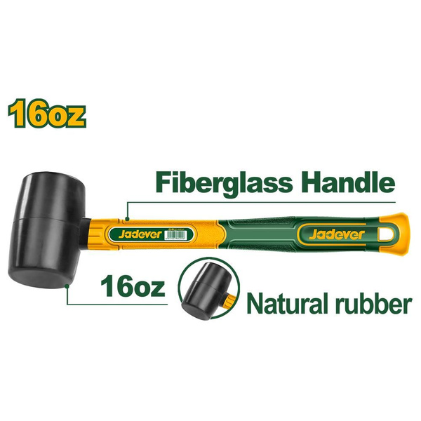Киянка резиновая для плитки 450 гр JADEVER - купить с доставкой по ...