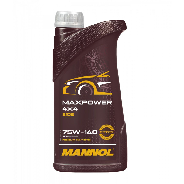 Масло трансмиссионное Mannol GL-5 LS 4x4 Maxpower SAE 75W140 1л ...