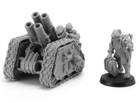 Смола Миниатюра Warhammer 30K Solar Auxilia Rapier Quad Launcher ...