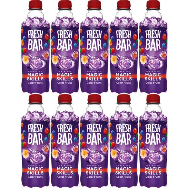 Газированный напиток Fresh Bar Magic Skills 480 мл, набор: 10 штук ...