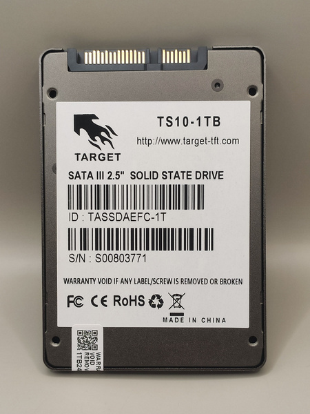 1 ТБ Внутренний SSD-диск TARGET TS10 (TASSDAEFC-1T) - купить по ...