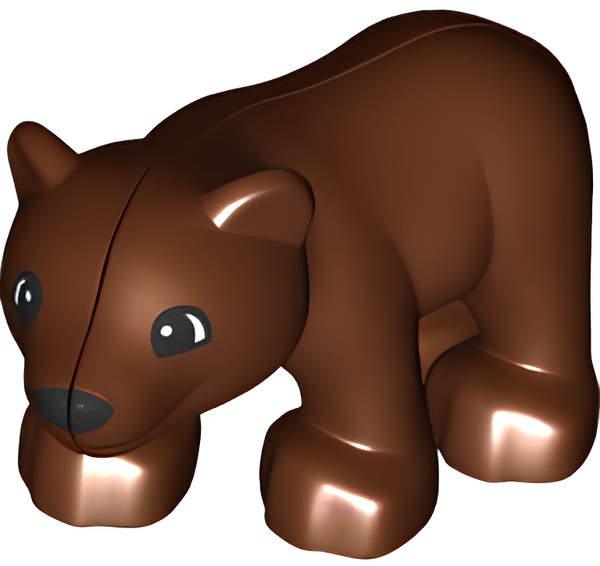 Бурый медведь Lego Duplo Bear Baby Cub with Black Muzzle bearcubc01pb03 ...