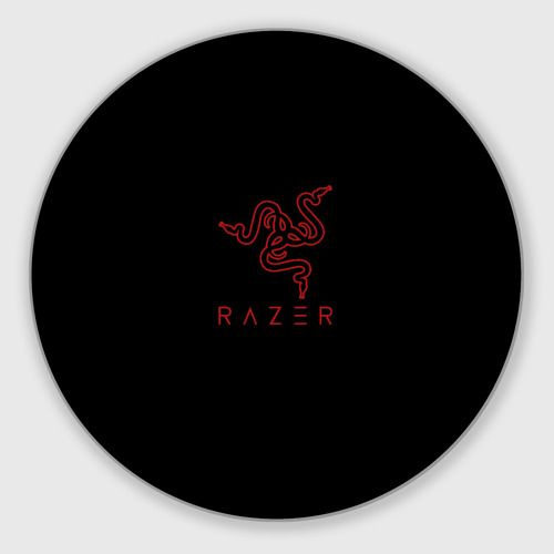 Razer red logo КРУГЛЫЙ Коврик для мыши купить на OZON по низкой цене ...
