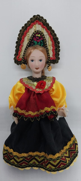 Кукла Русская красавица. Дарина. 17 см фарфоровая Текстиль, Фарфор ...