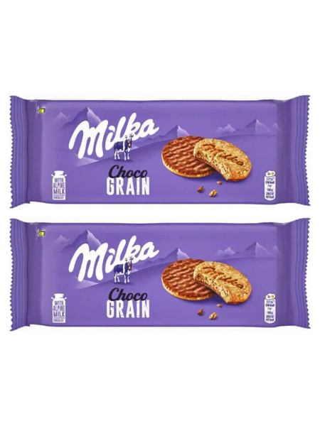 Печенье Milka Choco Grain, 2 уп по 126 гр - купить с доставкой по ...