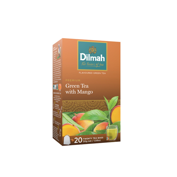 Чай зеленый в пакетиках Dilmah "Манго" 30 гр купить на OZON по низкой ...