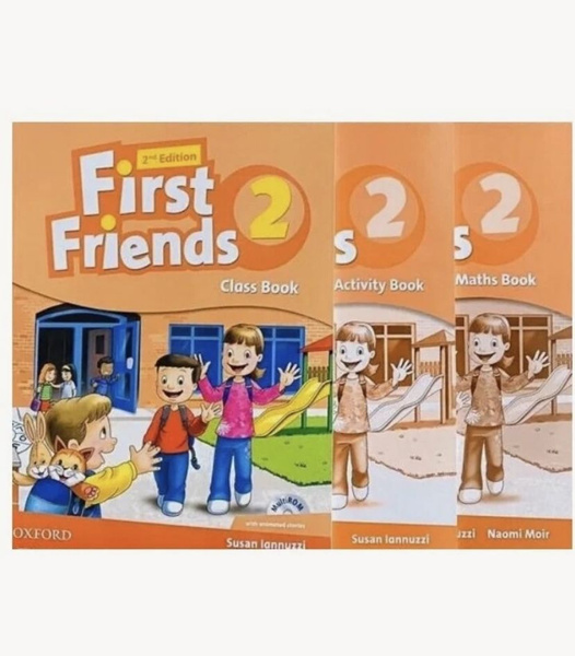 First Friends 2 (2nd Edition)Class Book+Activity+Math Book, CD - купить ...
