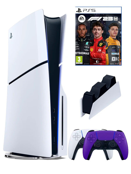 PS5 (ПС5) Игровая приставка Sony PlayStation 5 Slim disc + 2-й геймпад ...