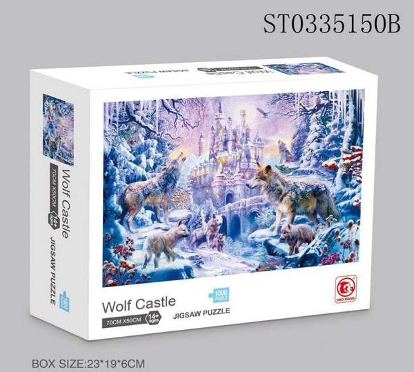 Пазл 1000 деталей,Wolf Castle купить на OZON по низкой цене (1713221311)