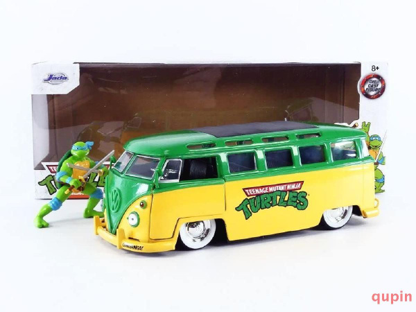 Машинка Jada Toys Teenage Mutant Ninja Turtles 1:24 1962 Volkswagen Bus ...