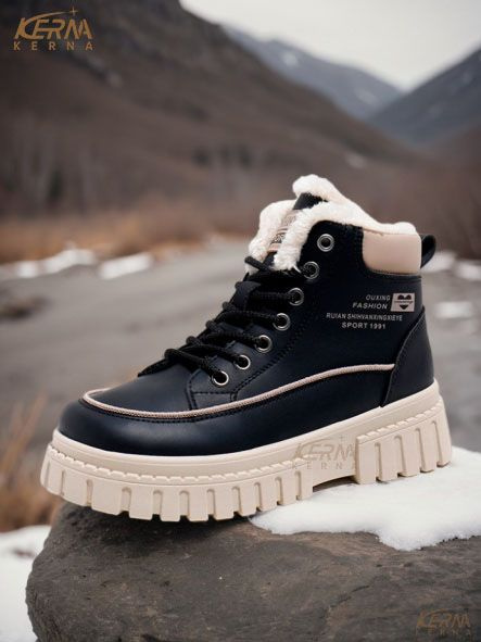 Ботинки Женский KERNA черный, размер 39 броги Зима D Шнурки Без каблука Бахрома Россия купить c ...