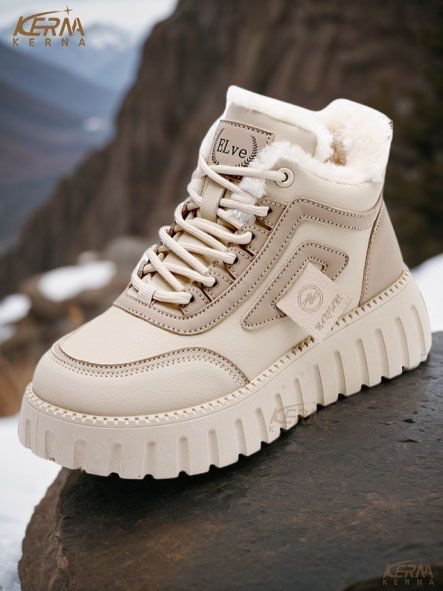 Ботинки Женский KERNA хаки, размер 34 броги Зима D Шнурки Без каблука Бахрома Россия купить c ...