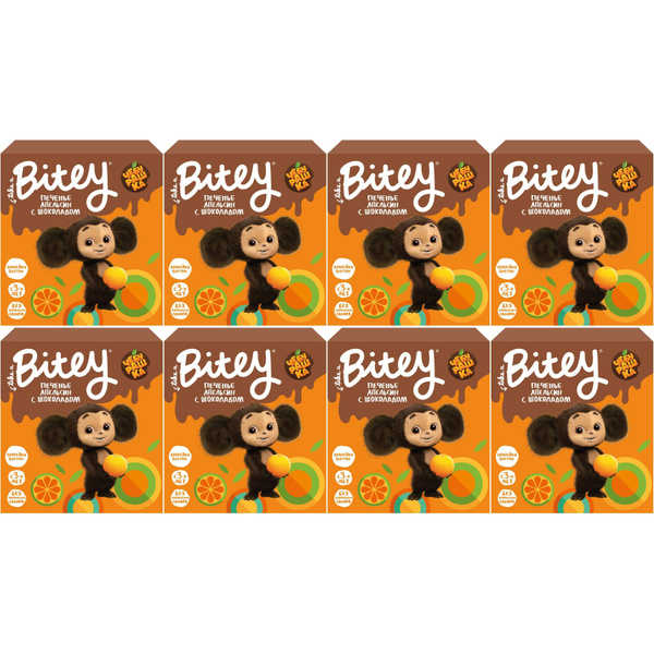 Печенье детское Take a Bitey Апельсин с шоколадом с 3 лет 125 г, набор: 8 штук купить на OZON по ...