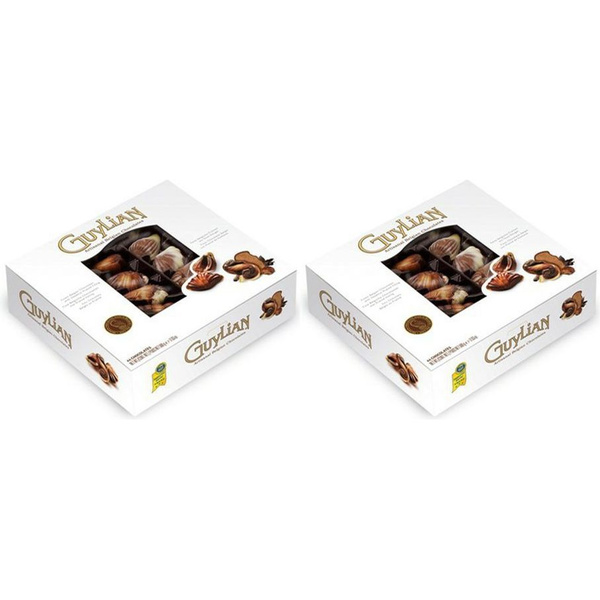 Конфеты шоколадные Guylian Sea Shells с начинкой пралине 500 г, набор ...