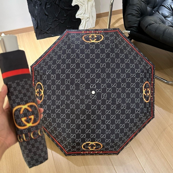 Зонт Gucci, 3 сложения, черный купить c доставкой на OZON по низкой ...