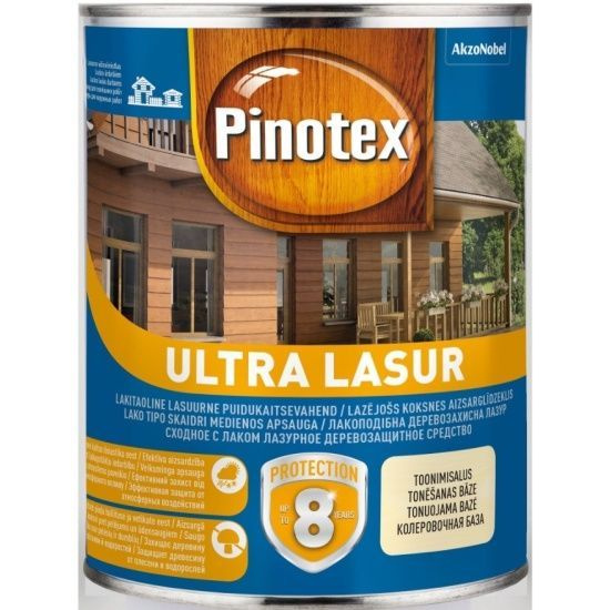 "Пинотекс" Pinotex Ultra Lasur. Сосна. Влагостойкая лазурь (пропитка ...
