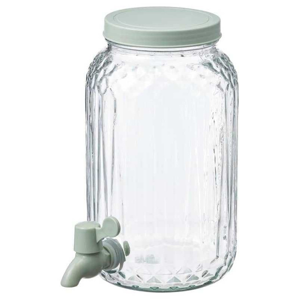 Кувшин с краном IKEA SOMMARFLADER (ИКЕА СОММАРФЛЭДЕР), 3л, прозрачное ...