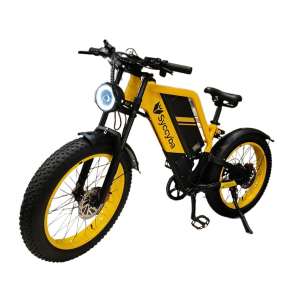 Электровелосипед Syccyba ECLIPSE 35Ah желтый купить на OZON по низкой цене (1742714112)