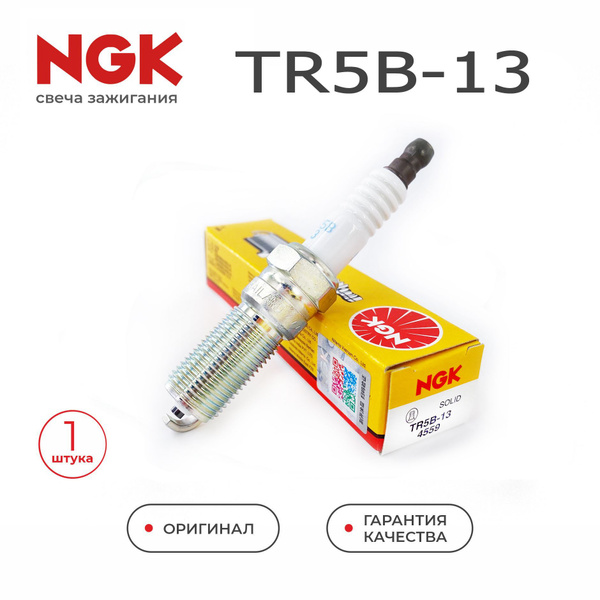 Свеча зажигания NGK TR5B-13 (4559) для FORD CHEVROLET MAZDA OPEL VOLVO ...
