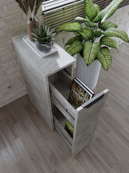 Тумба Узкая напольная, 20.3x45x75.6 см купить c доставкой на OZON по ...