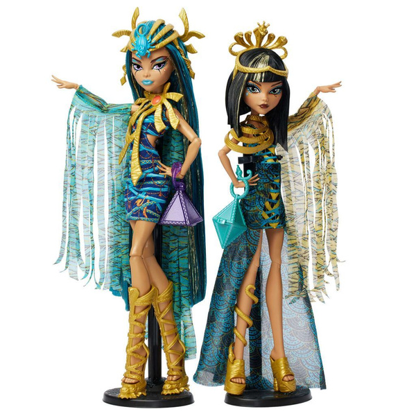 Коллекционная кукла Monster High Mummy Majesties Cleo and Nefera De ...