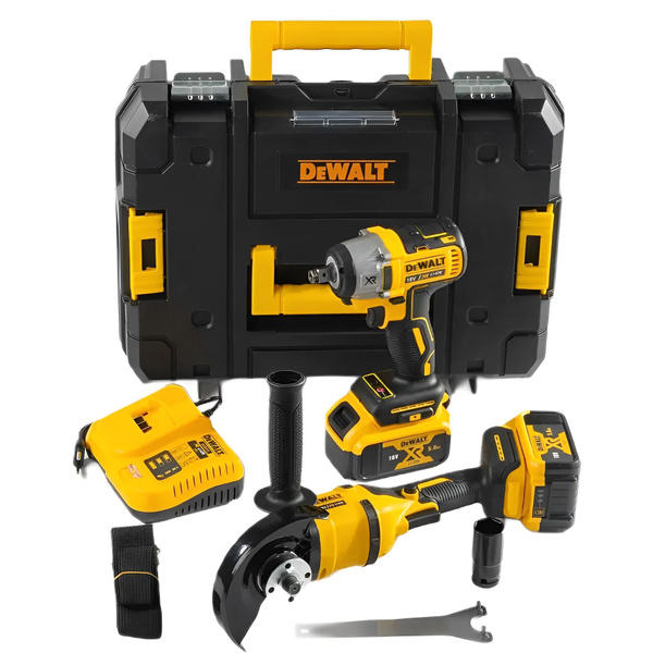 УШМ и Гайковерт Dewalt. Набор Аккумуляторного Бесщеточного ...