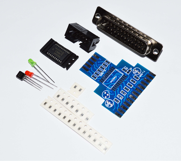 Программатор LPT ByteBlaster Конструктор DIY купить на OZON по низкой ...