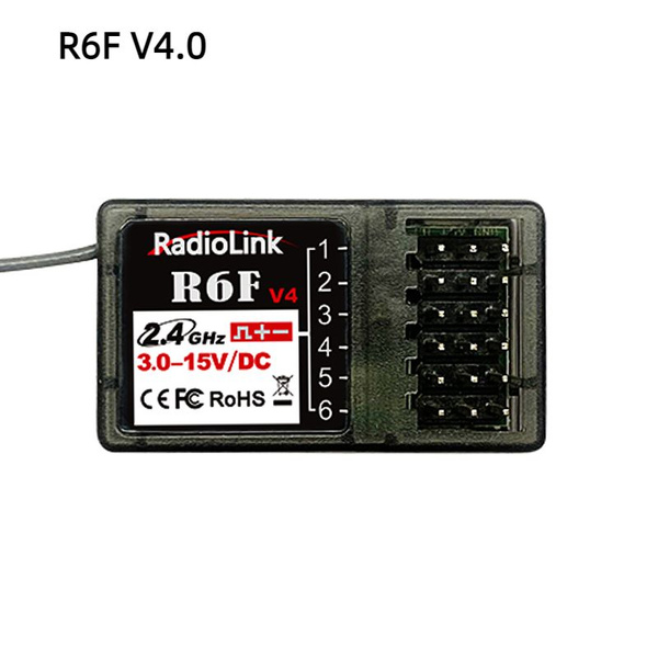 Radiolink R6F 2.4GHz Приемник, пригодный для дистанционного управленияT8FB/T8S/RC8X/RC6GS V3 ...