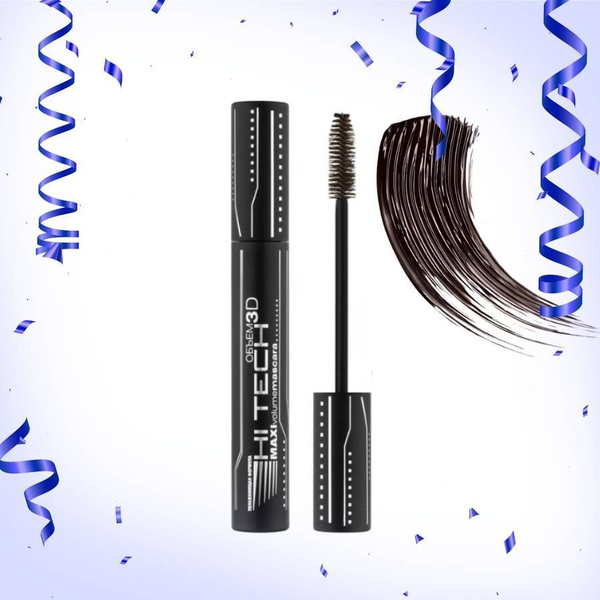 Eva Mosaic Тушь для ресниц Хай Тек Hi Tech для объема и удлинения Коричневая 9 мл купить на