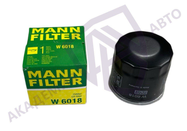 Фильтр масляный MANN W6018 Mazda/Ford OE PE0114302B / PE0114302B9A / PE0114302 купить на OZON по ...