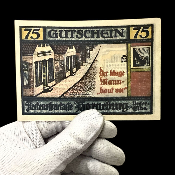 Банкнота Германия 75 пфеннингов 1921 года купить на OZON по низкой цене (1778844203)