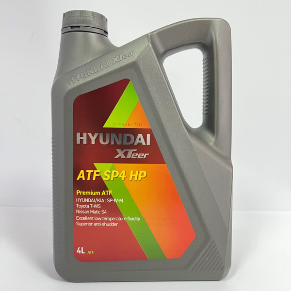 Трансмиссионное масло HYUNDAI XTeer ATF SP4 HP 4 л купить c доставкой на OZON по низкой цене ...