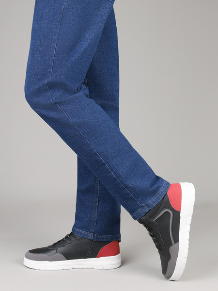 Кроссовки Мужской Instreet Искусственная кожа, размер 42 6 Демисезон Шнурки, Молния Без каблука ...