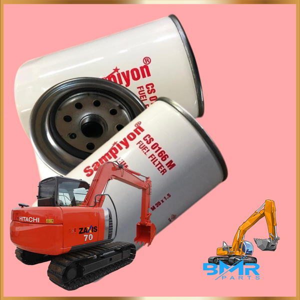 4658695 HITACHI Фильтр топливный (Aftermarket, CS0166M) для мини ...