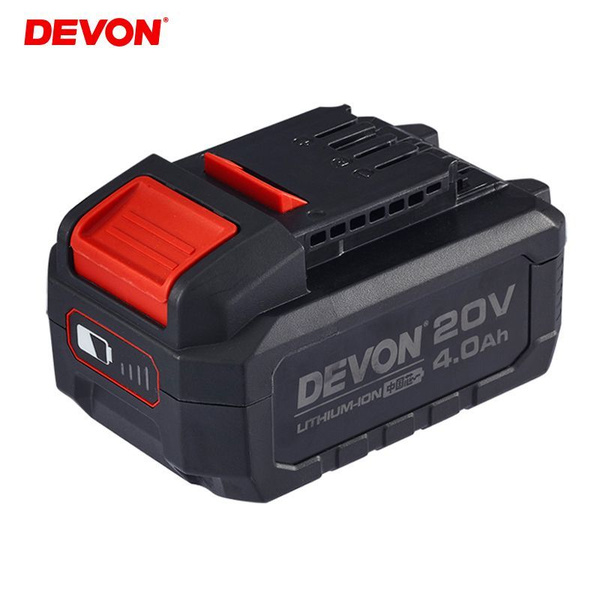 Аккумулятор DEVON 5150 20В 4.0 Ач С индикацией мощности, Подходит для ...