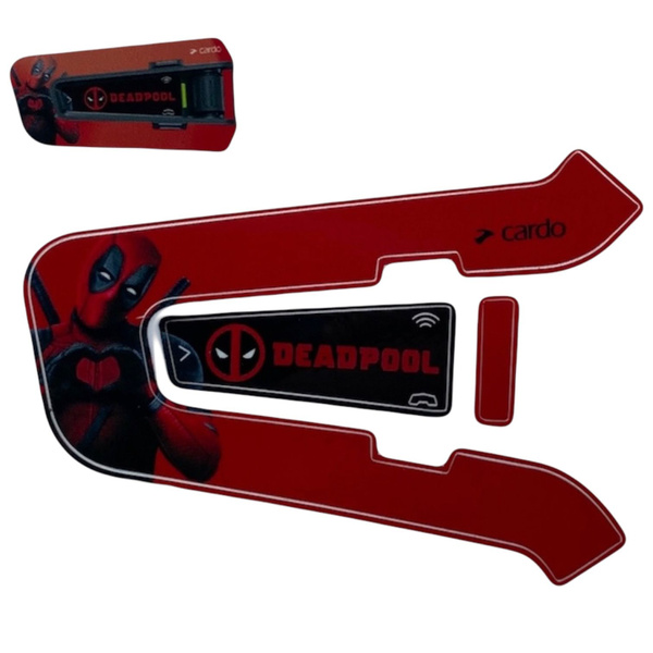 Наклейка для гарнитуры cardo Pactalck edge Deadpool купить на OZON по ...