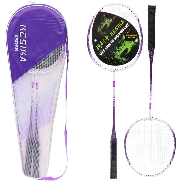 Набор для бадминтона KESIKA две металлические ракетки 65 см, чехол ...