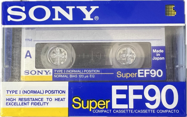Аудиокассета Sony super EF90 купить на OZON по низкой цене (1861750238)