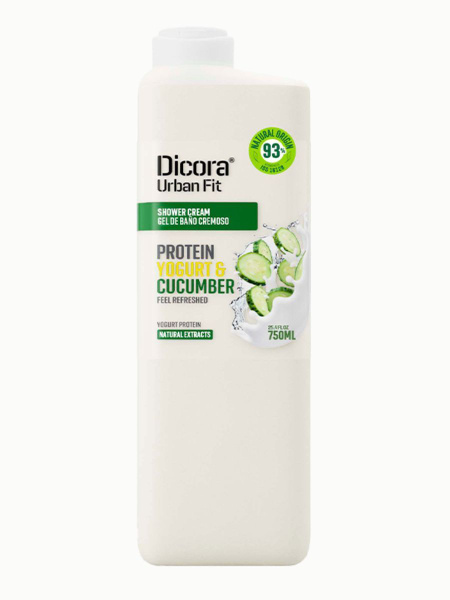 Гель для душа мужской Йогурт и Огурец 750 мл Dicora Urban Fit купить на OZON по низкой цене ...