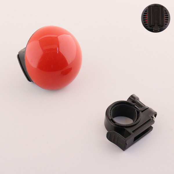 Сигнал велосипедный с подсветкой круглый (красный) (mod.JY-575C) "DS ...