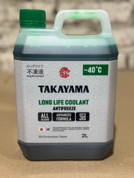 Антифриз Takayama Long Life Coolant green -40 2л купить на OZON по ...