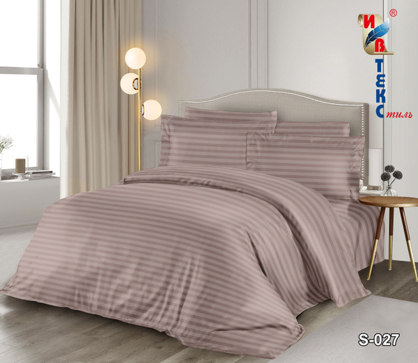 Комплект постельного белья ИВТЕКСтиль Страйп поплин , наволочки 70x70 купить c доставкой на OZON ...