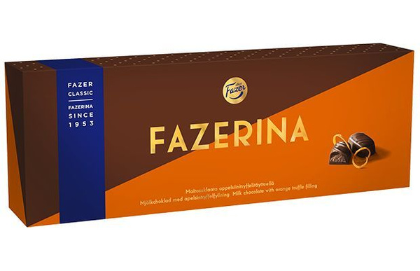Конфеты шоколадные Karl Fazer Fazerina со вкусом апельсина , 350 гр ...