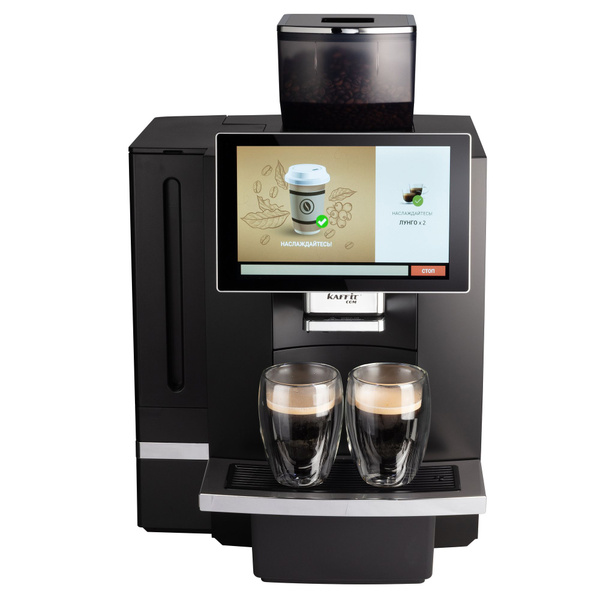 Кофемашина KAFFIT COM K95LT Plus Black, профессиональная, цветной сенсорный дисплей купить на ...